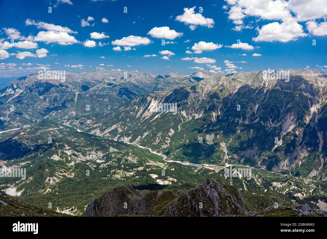 Landscape at the Tzoumerka Mountains in Epirus, Greece Stock Photo - Alamy