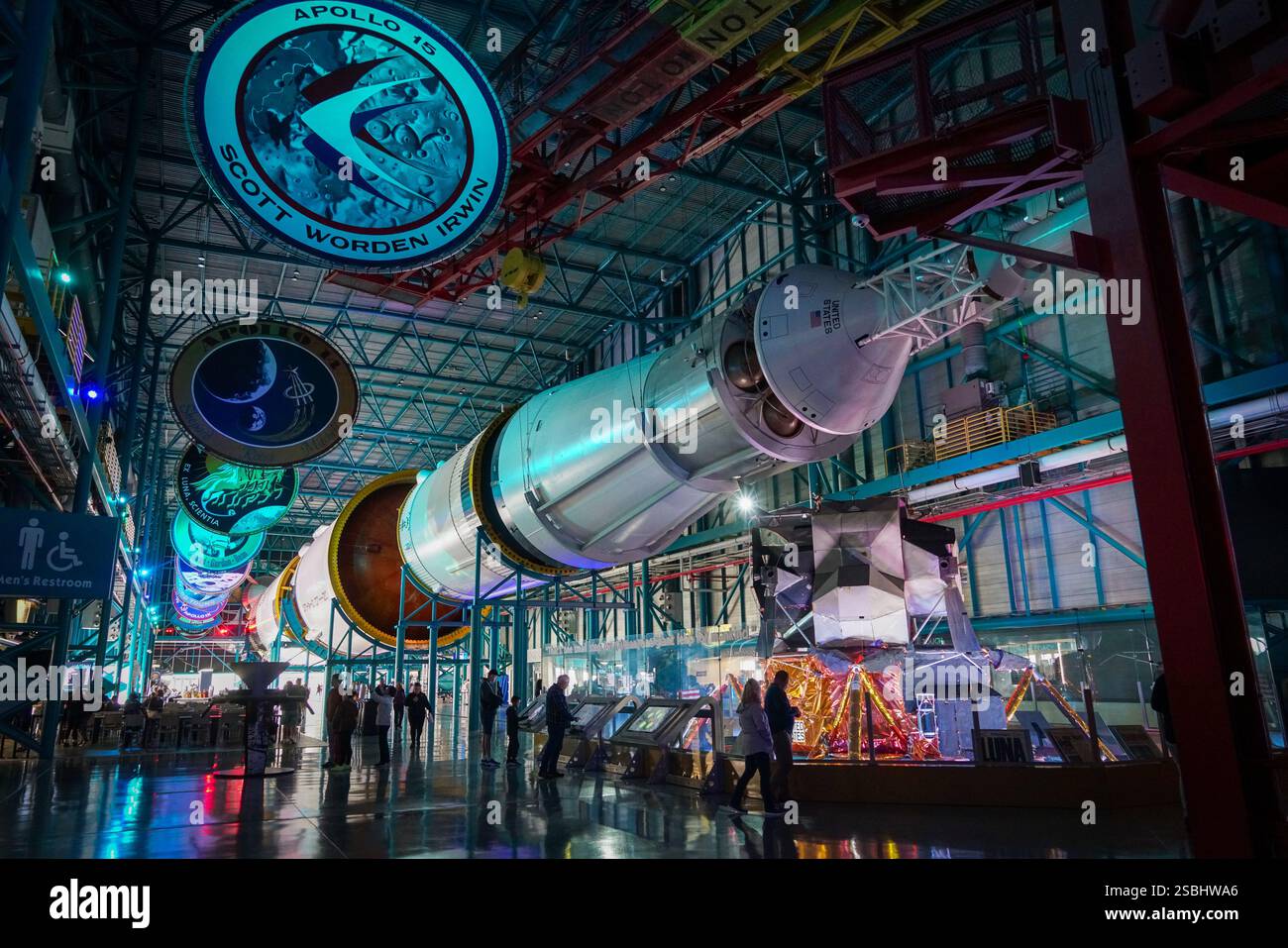 Cape Canaveral, Florida, USA - JAN 13, 2025: Complex’s Apollo/Saturn V ...