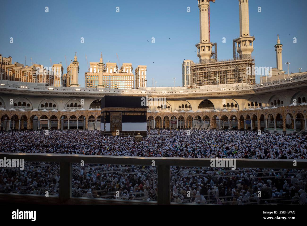 The Kaaba, where Hajj and Umrah pilgrims perform Thawaf, in Mecca, Saudi Arabia Stock Photo - Alamy