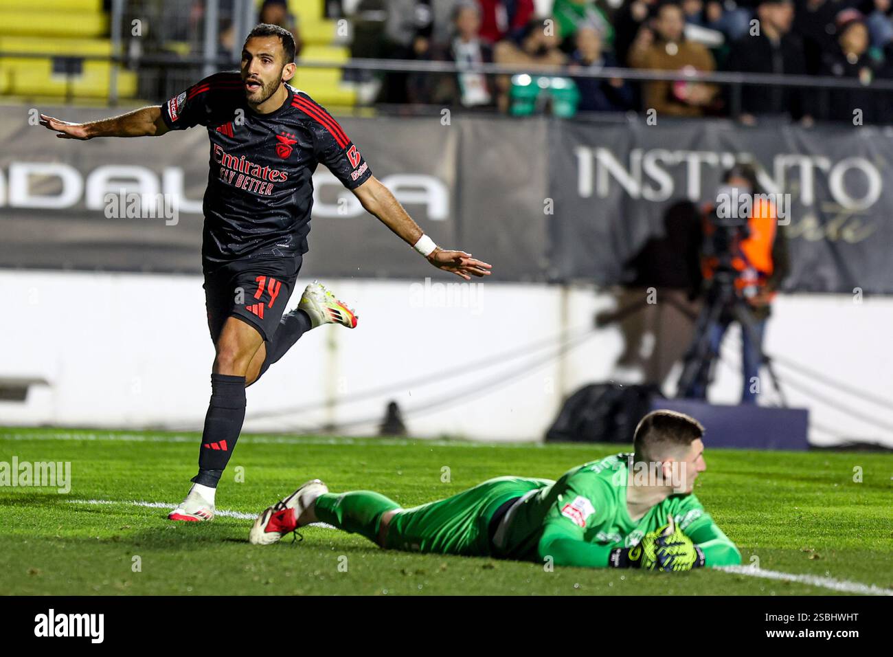 Portugal. 02nd Feb, 2025. Vangelis Pavlidis forward of SL Benfica ...