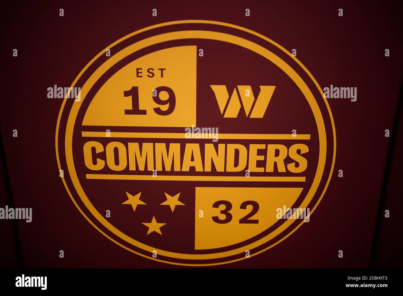 FILE - The Washington Commanders logo is shown before an NFL football ...