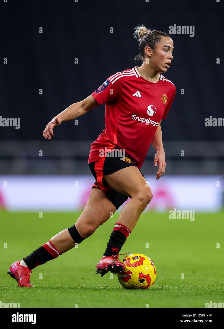 Manchester United's Celin Bizet in action during the Barclays Women's ...