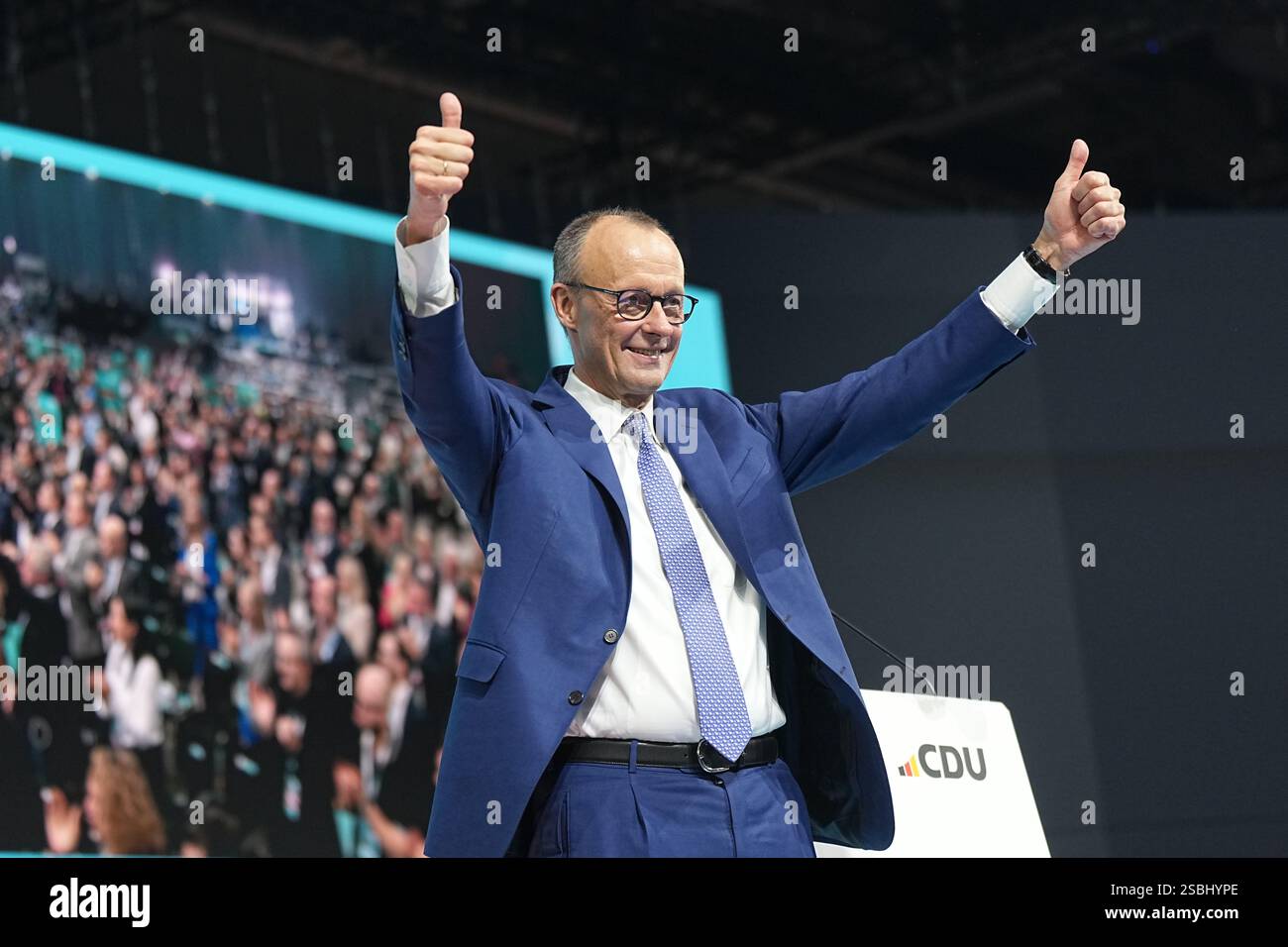 Berlin, Germany. 03rd Feb, 2025. Friedrich Merz, the CDU's candidate ...