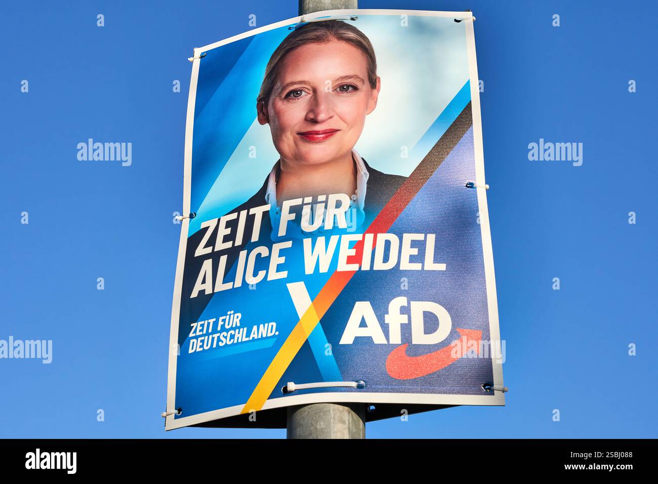 Essenbach, Bavaria, Germany - February 1, 2025: AfD Alternative for ...