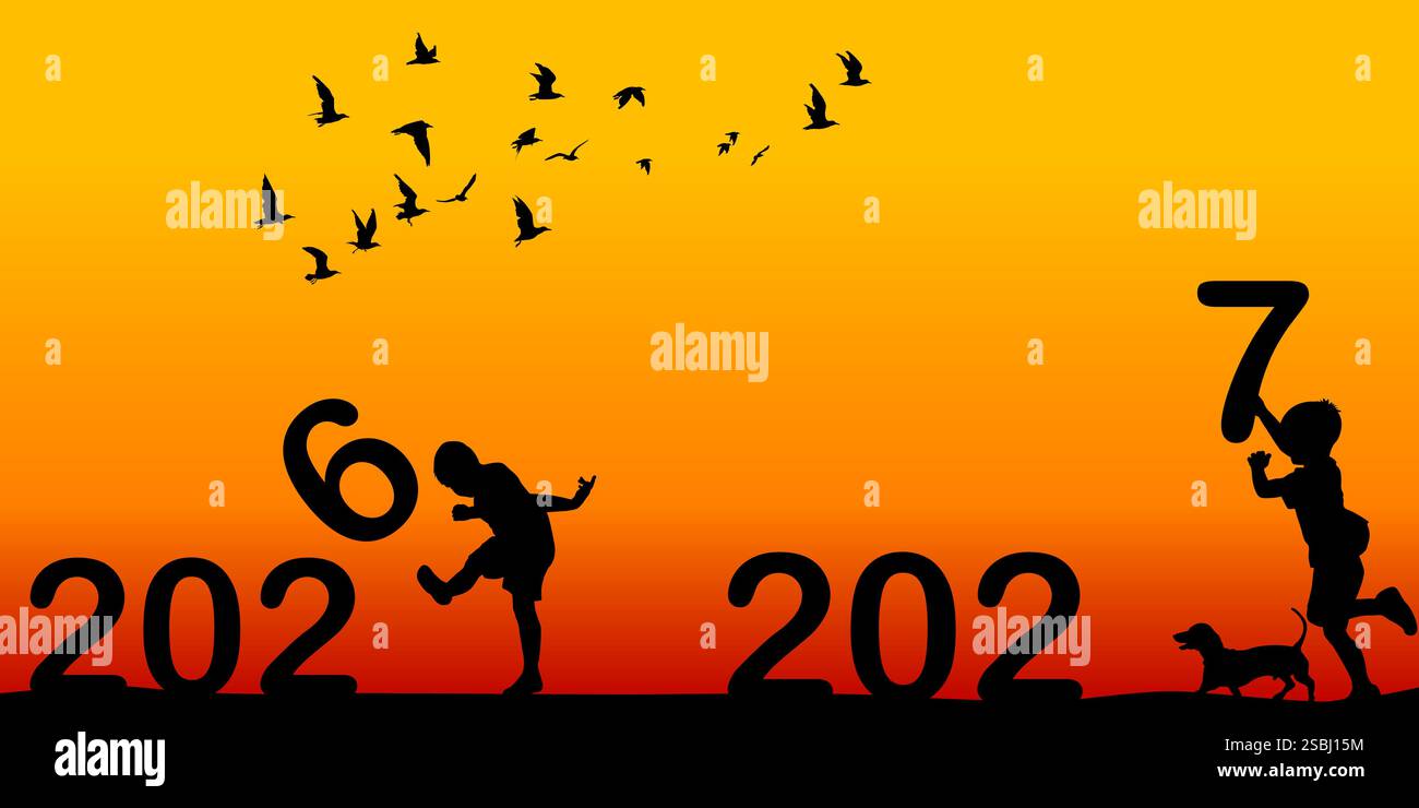 New 2027 Stock Vector Images - Alamy