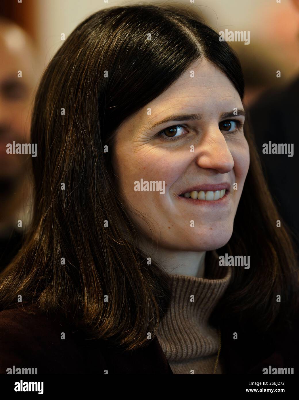 Biot, France. 03rd Feb, 2025. clara Chappaz, French Minister for ...