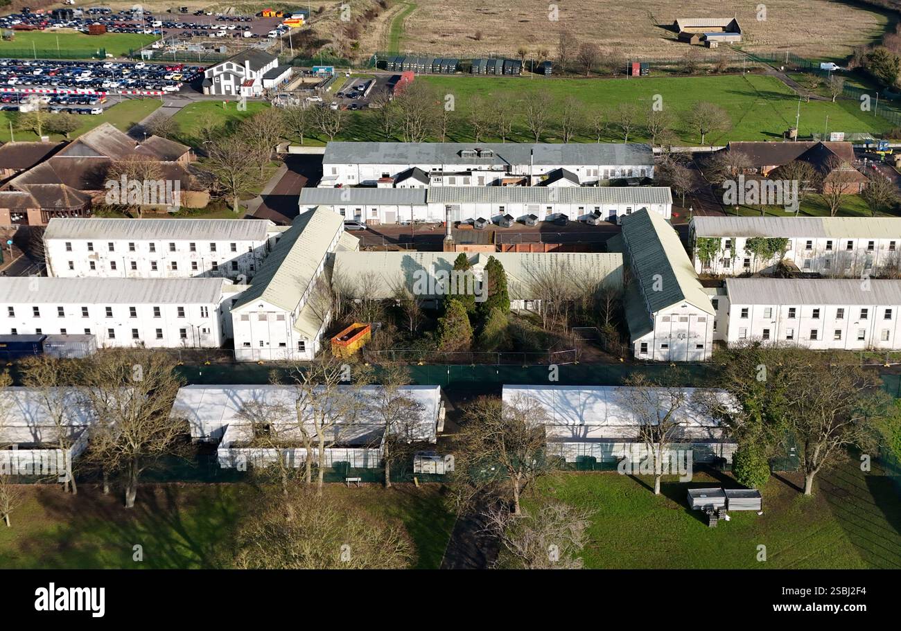 Previously unissued photo dated 16/01/25 of a view of the Manston ...