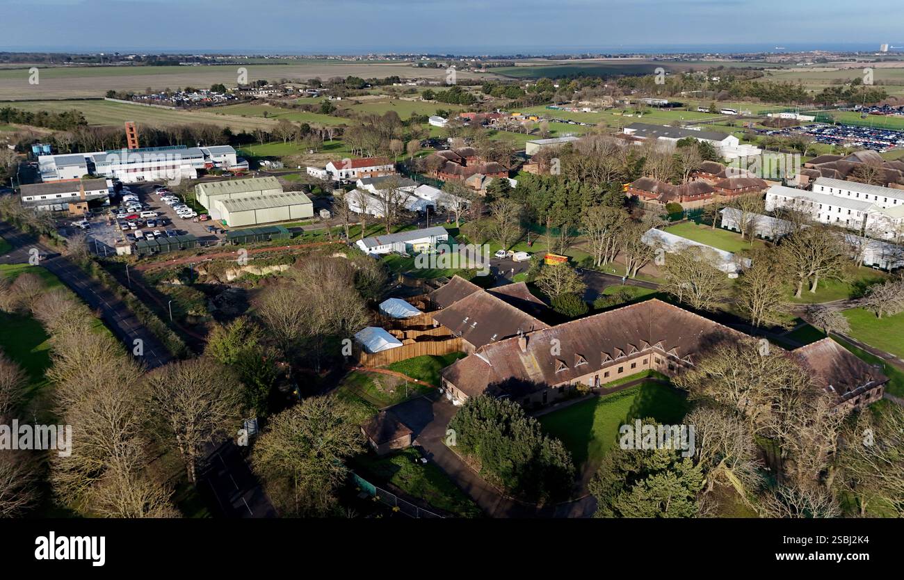 Previously unissued photo dated 16/01/25 of a view of the Manston ...