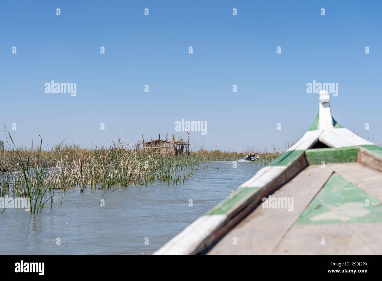Boat trip in the Mesopotamian / Iraqi Marshes with the so called Marsh ...