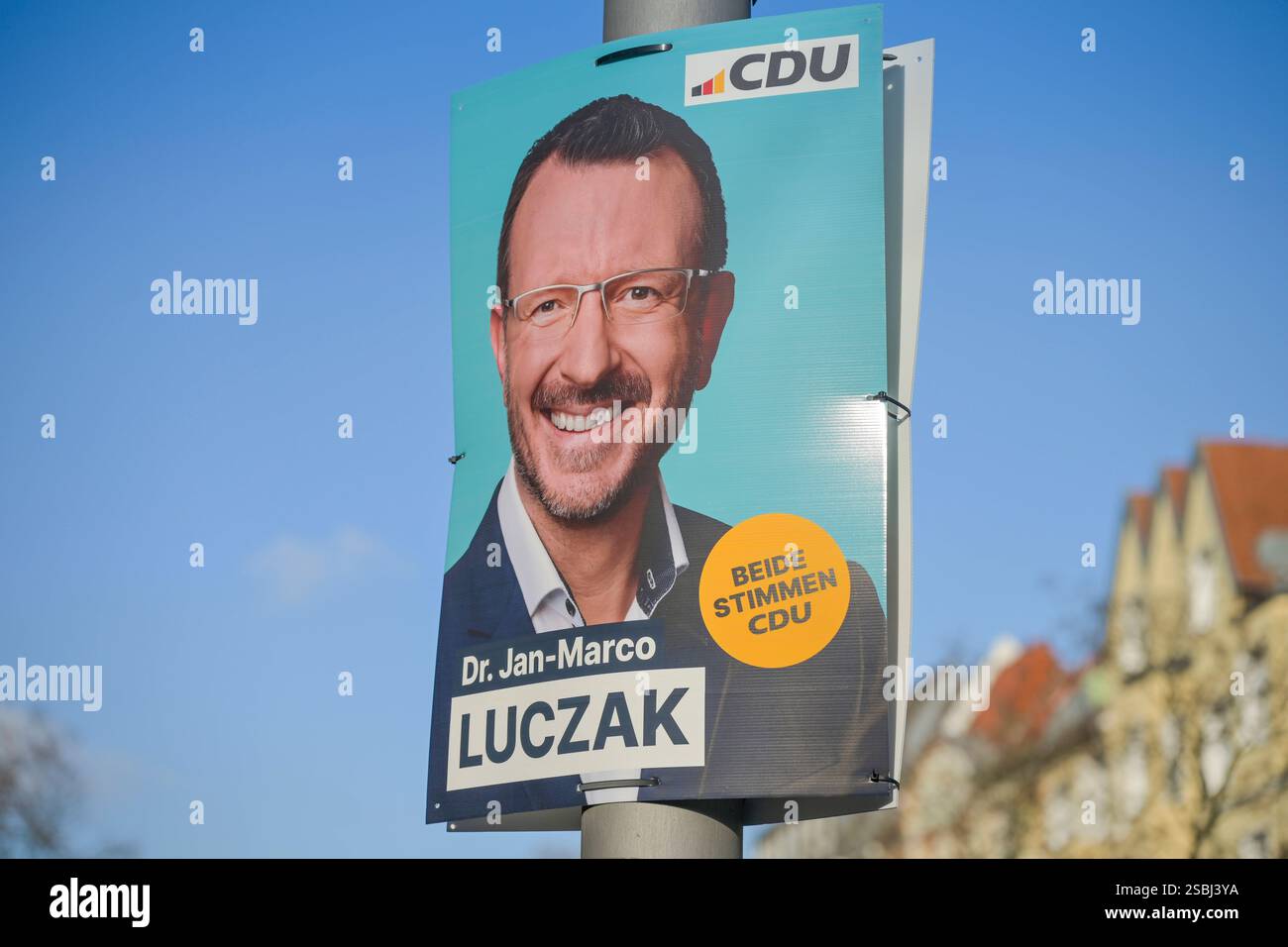 Jan-Marco Luczak, CDU, Wahlplakat zur Bundestagswahl am 23.02.2025 ...