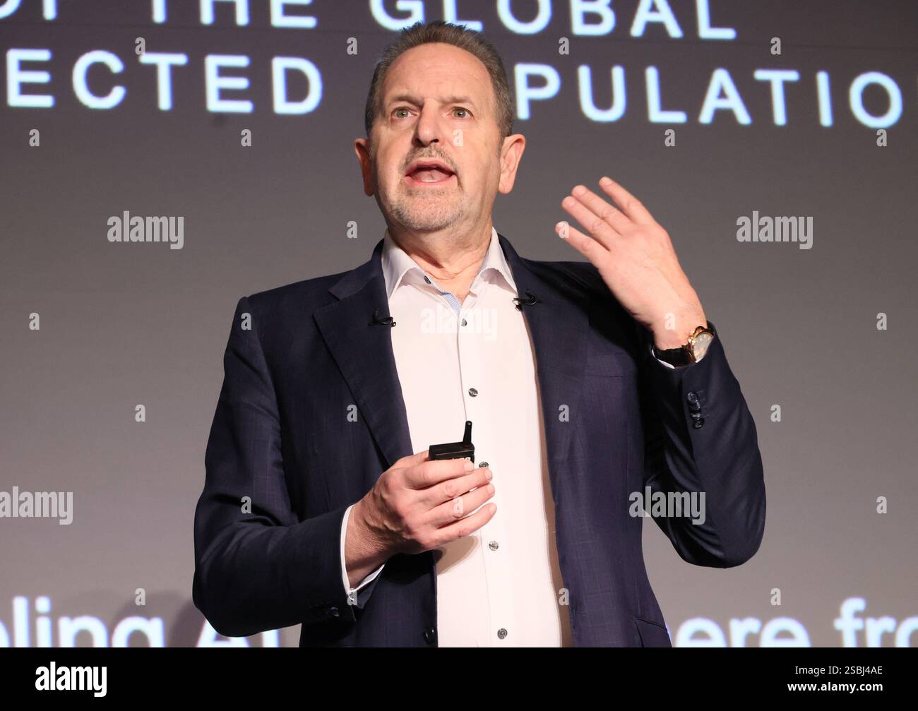 Tokyo, Japan. 3rd Feb, 2025. Softbank Group's chip maker Arm CEO Rene ...