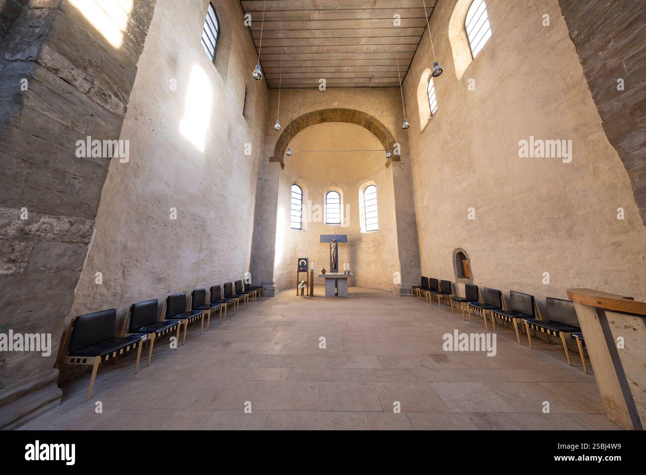 Kloster Volkenroda 322025 - Blick in die Klosterkirche mit ...