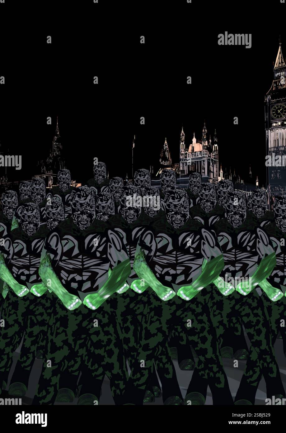 Robot army. European army. Robot soldiers. Android soldiers. Security ...