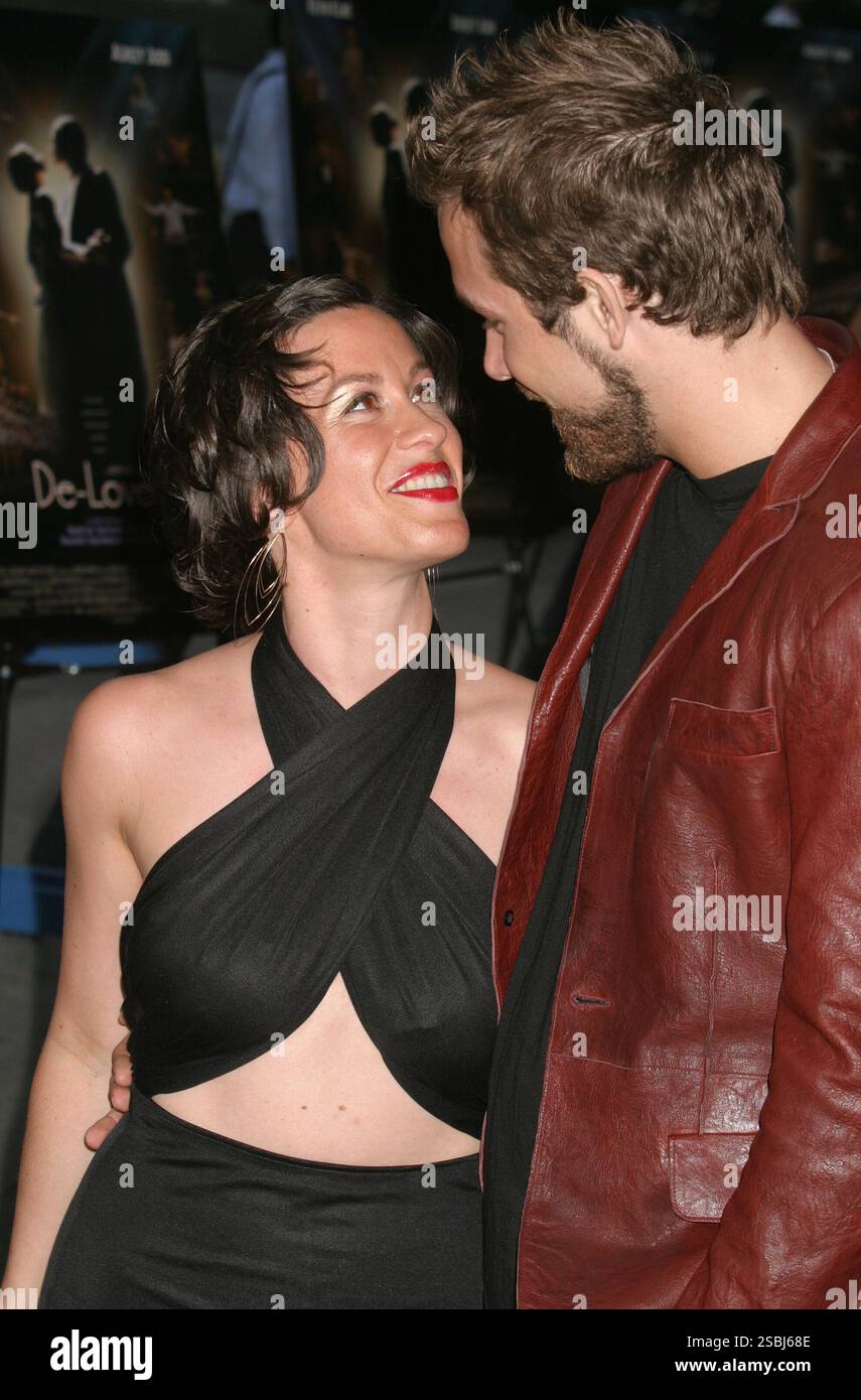 Alanis Morissette and Ryan Reynolds attend the premiere of "De-Lovely ...
