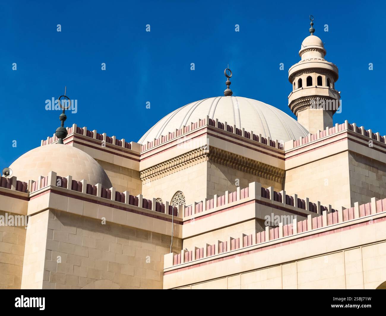 Manama, Bahrain - January 5, 2025: The stunning architecture of Al ...