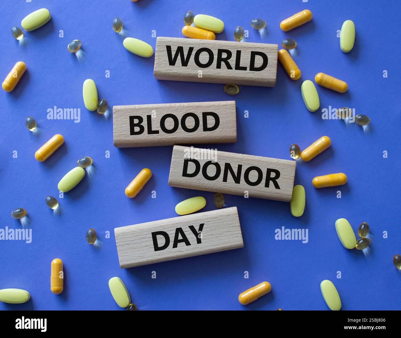 World Blood Donor Day symbol. Concept word World Blood Donor Day on ...