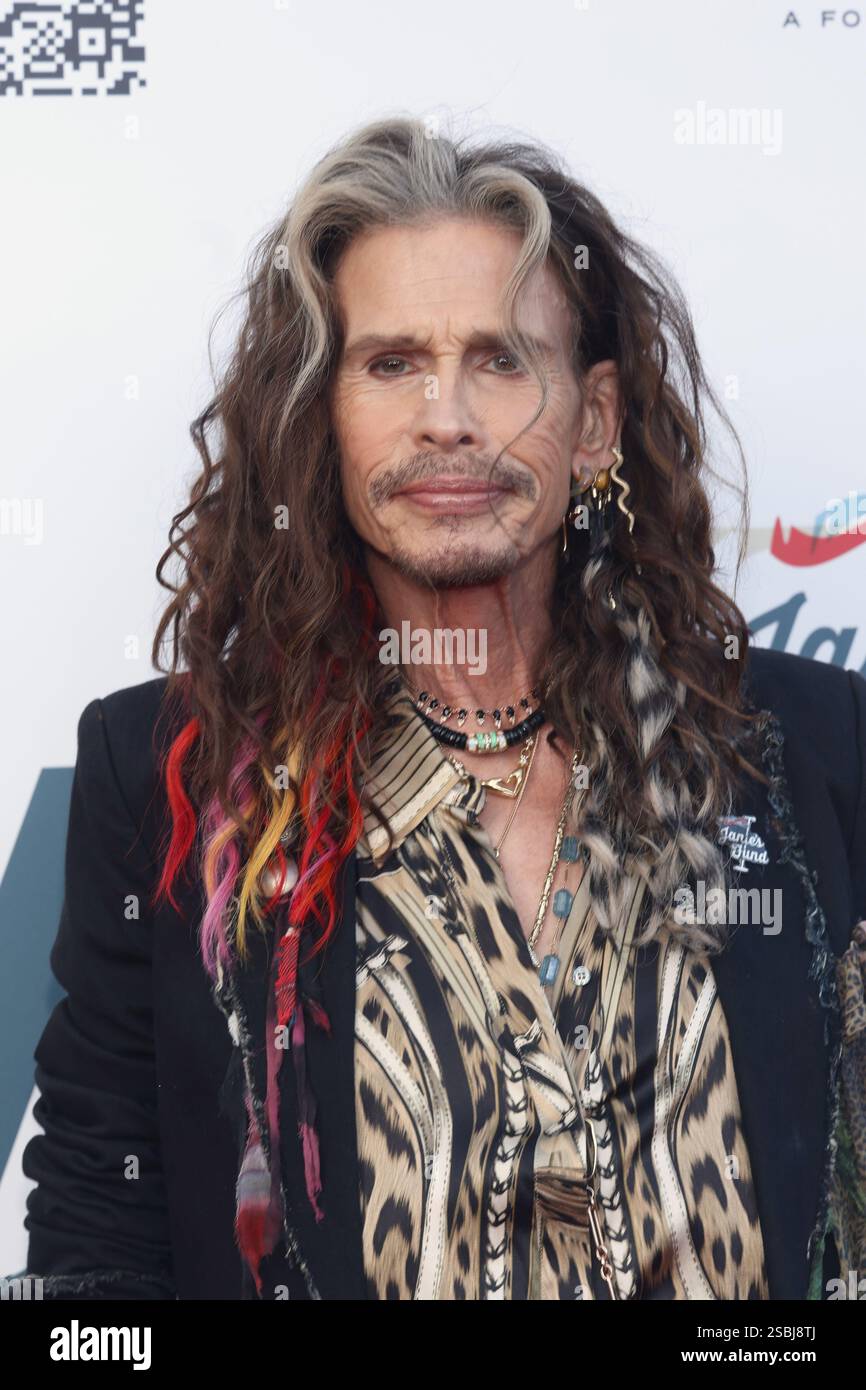 Steven Tyler attends the 6th Annual Jam For Janie GRAMMY Awards Viewing ...