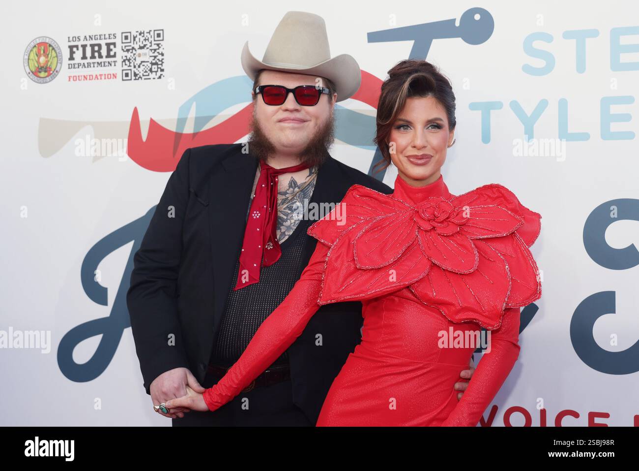 Los Angeles, USA. 03rd Feb, 2025. Marcus King and Briley King attend ...