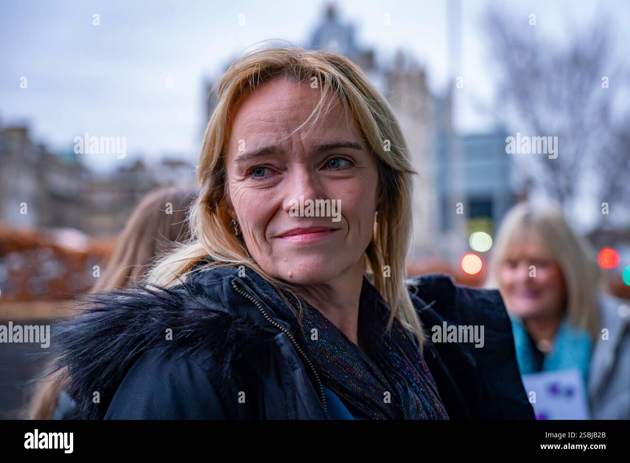 Dundee, Scotland, UK. 3rd February, 2025. Ms Sandie Peggie arrives at ...