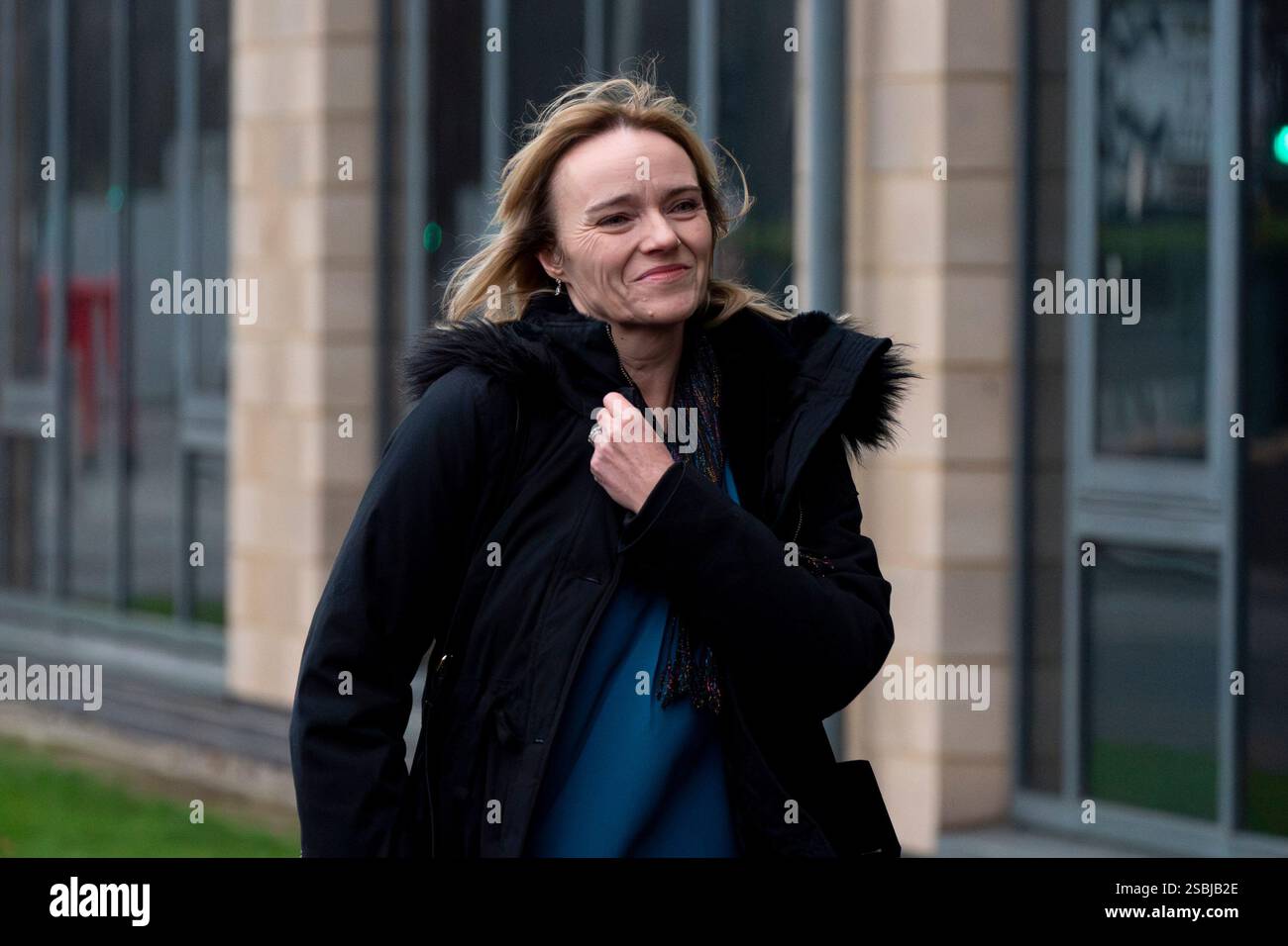 Dundee, Scotland, UK. 3rd February, 2025. Ms Sandie Peggie arrives at ...