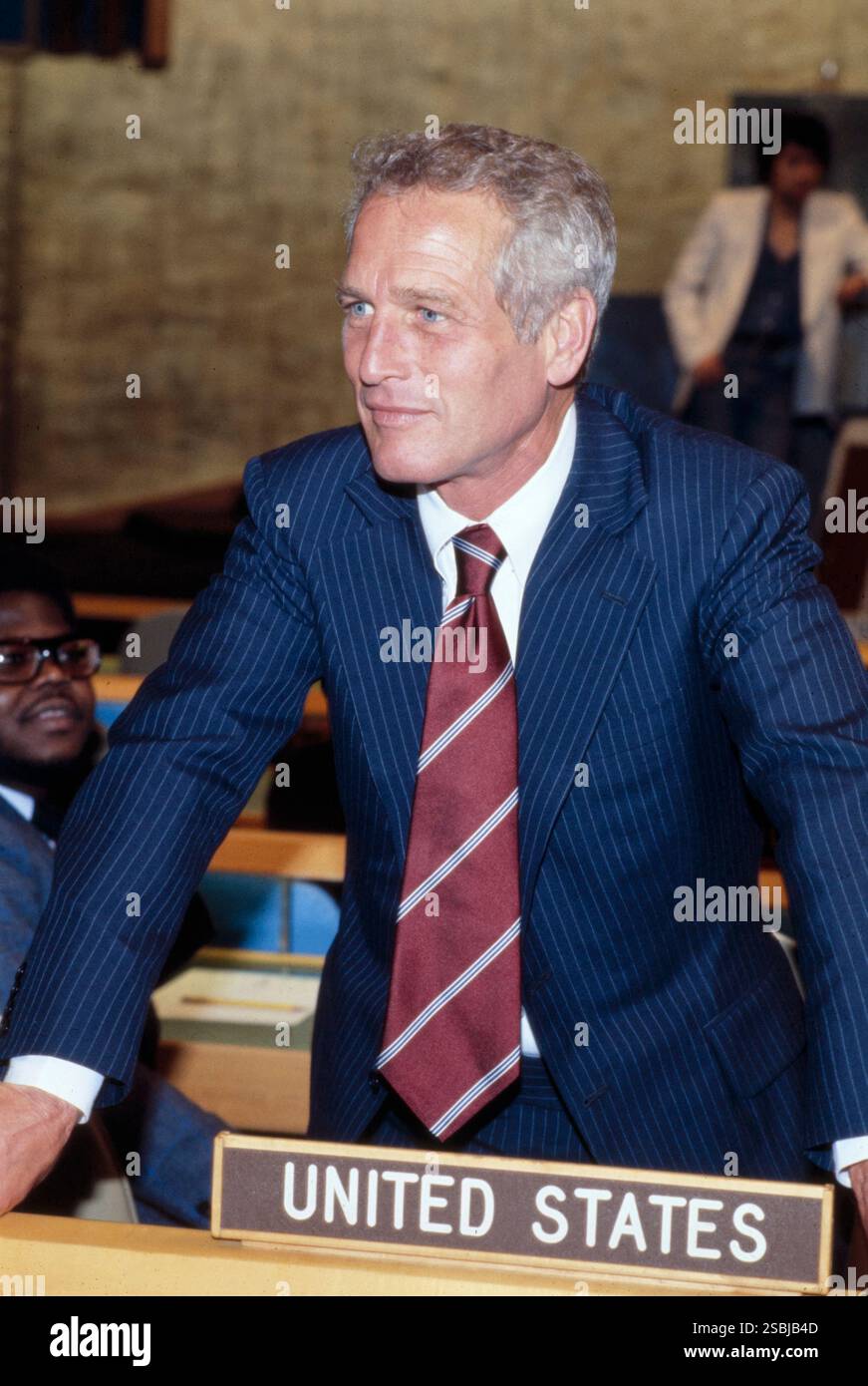 Paul newman at the united nations hi-res stock photography and images ...