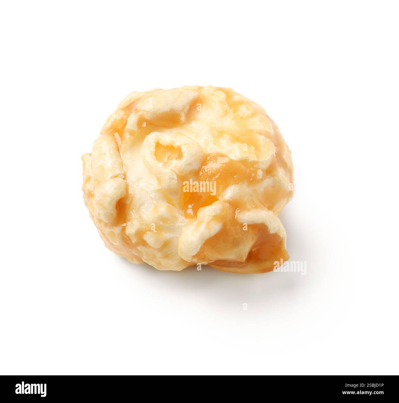 Crispy popcorn on white background Stock Photo - Alamy
