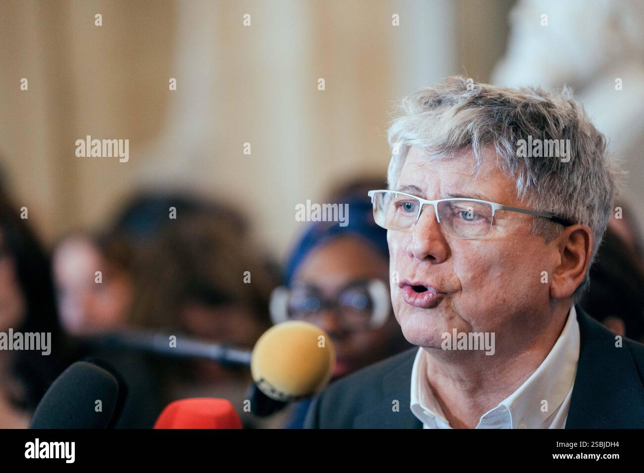 Eric Coquerel during a French parliamentary session on the 2025 finance ...