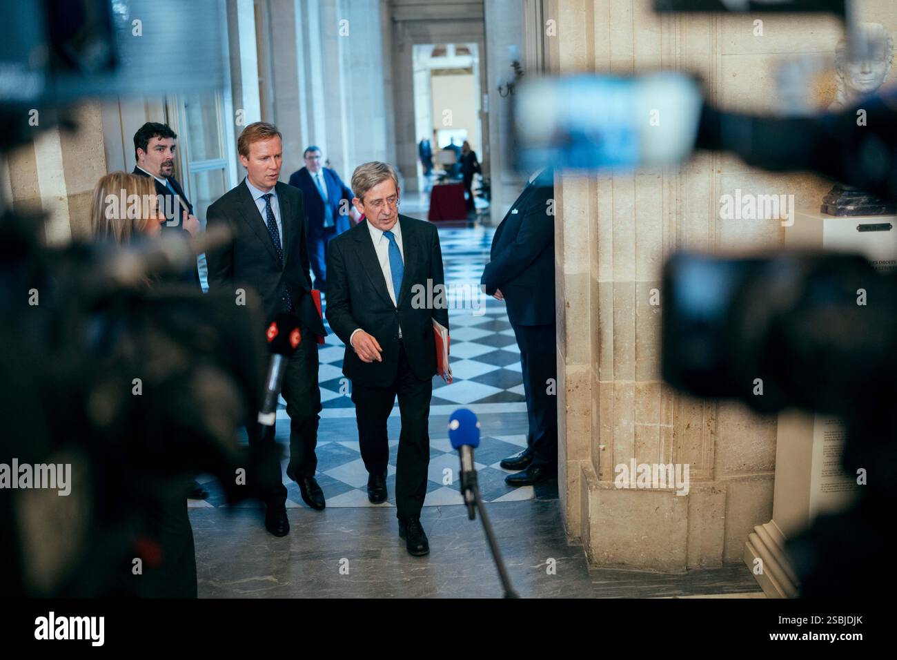Paris, France. 03rd Feb, 2025. Charles de Courson during a French ...