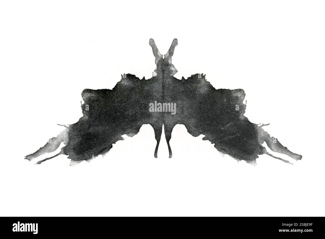 Fifth card featured in the Rorschach test, a psychological test ...