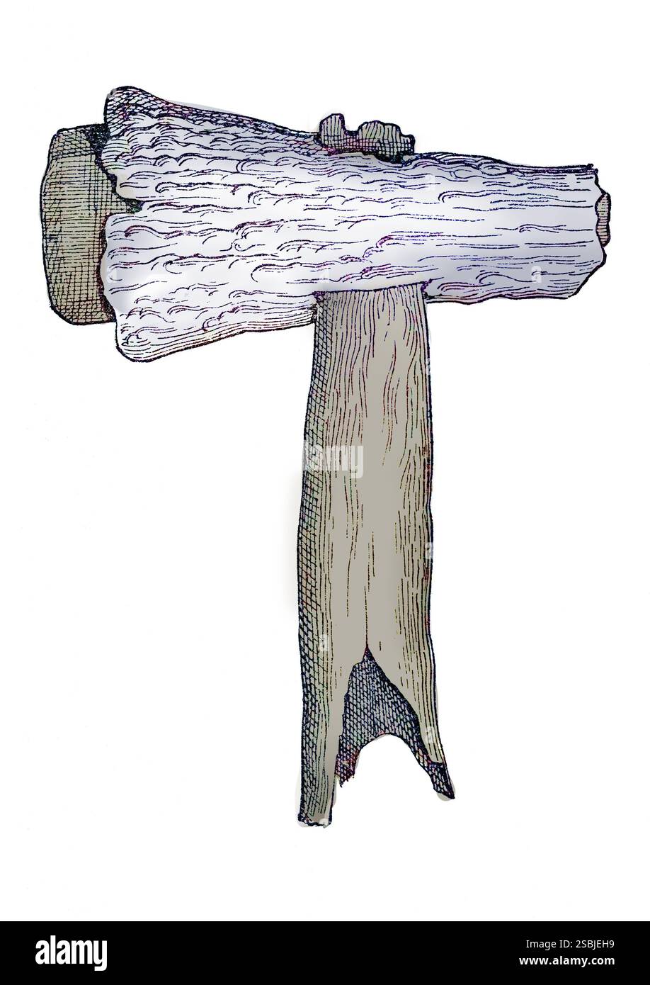 Flint knapping hi-res stock photography and images - Alamy