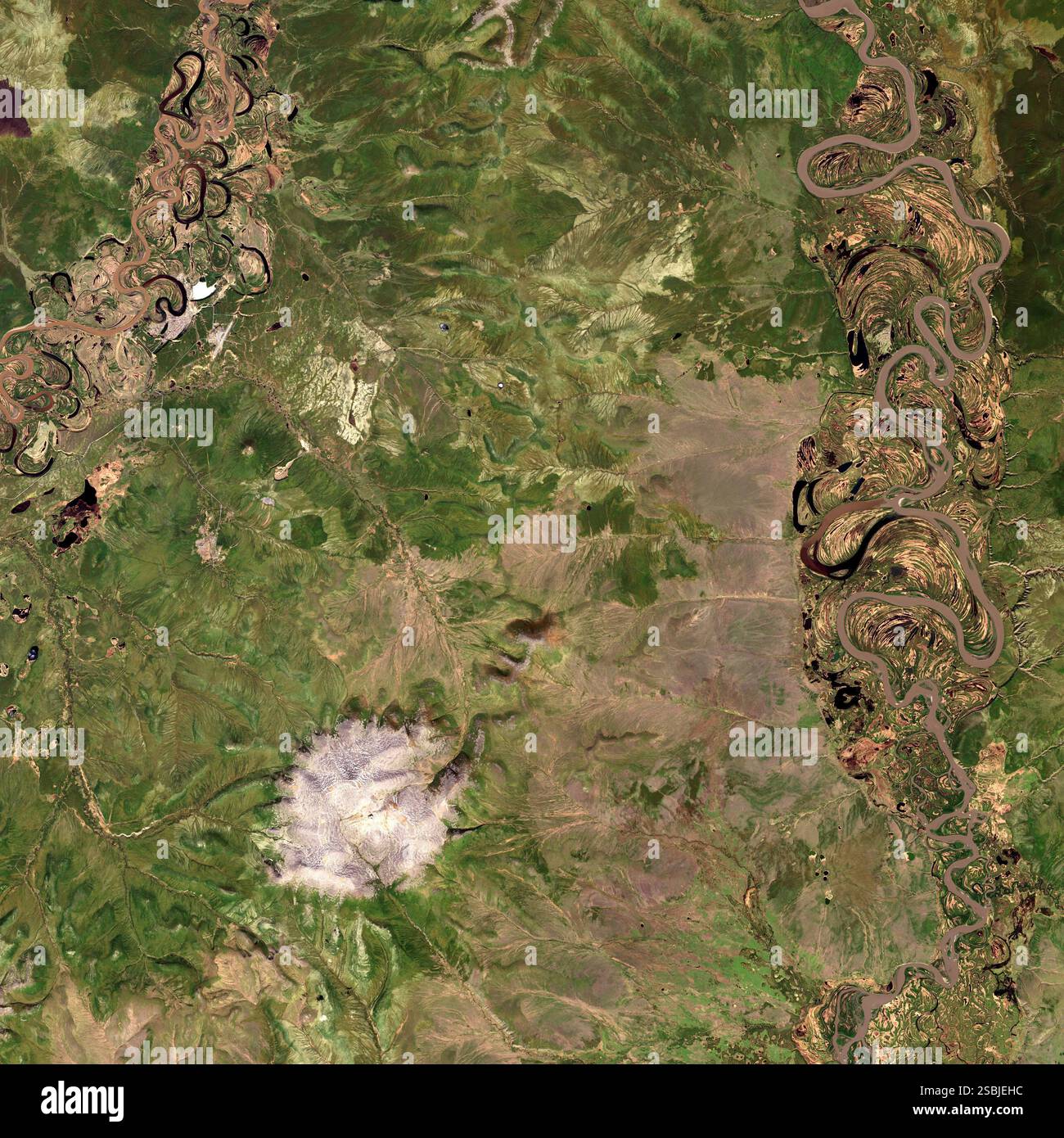 Batagaika Crater, the largest permafrost crater in the world, has ...