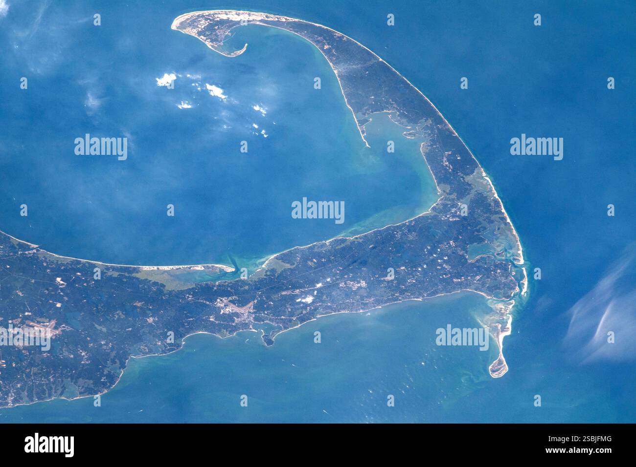 Cape Cod, Massachusetts, as seen from the International Space Station ...