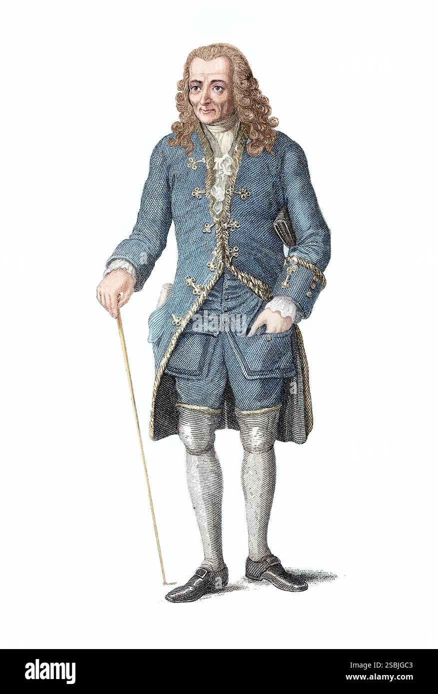 Francois-Marie Arouet AKA Voltaire (1694-1778) was an important French ...