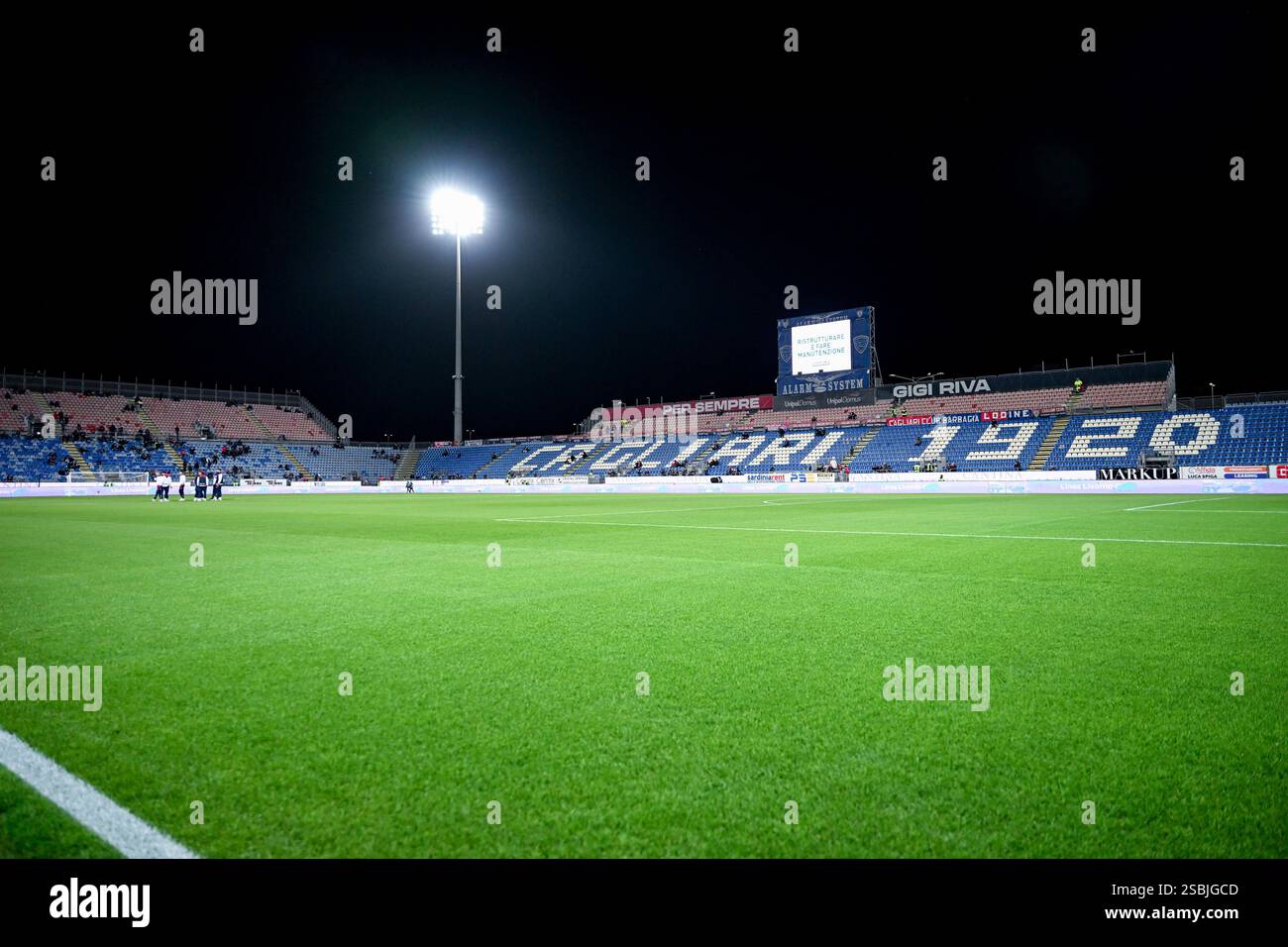 Cagliari Calcio stadium prior the Serie A soccer match between Cagliari ...