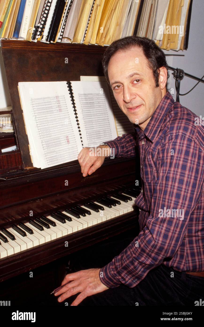 Steve Reich, circa 1982-1984. Reich is an American composer known for ...