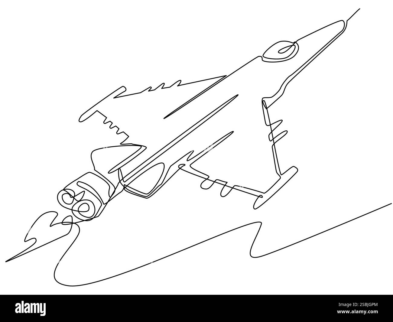 One line of fighter aircraft on a white background Stock Vector Image ...