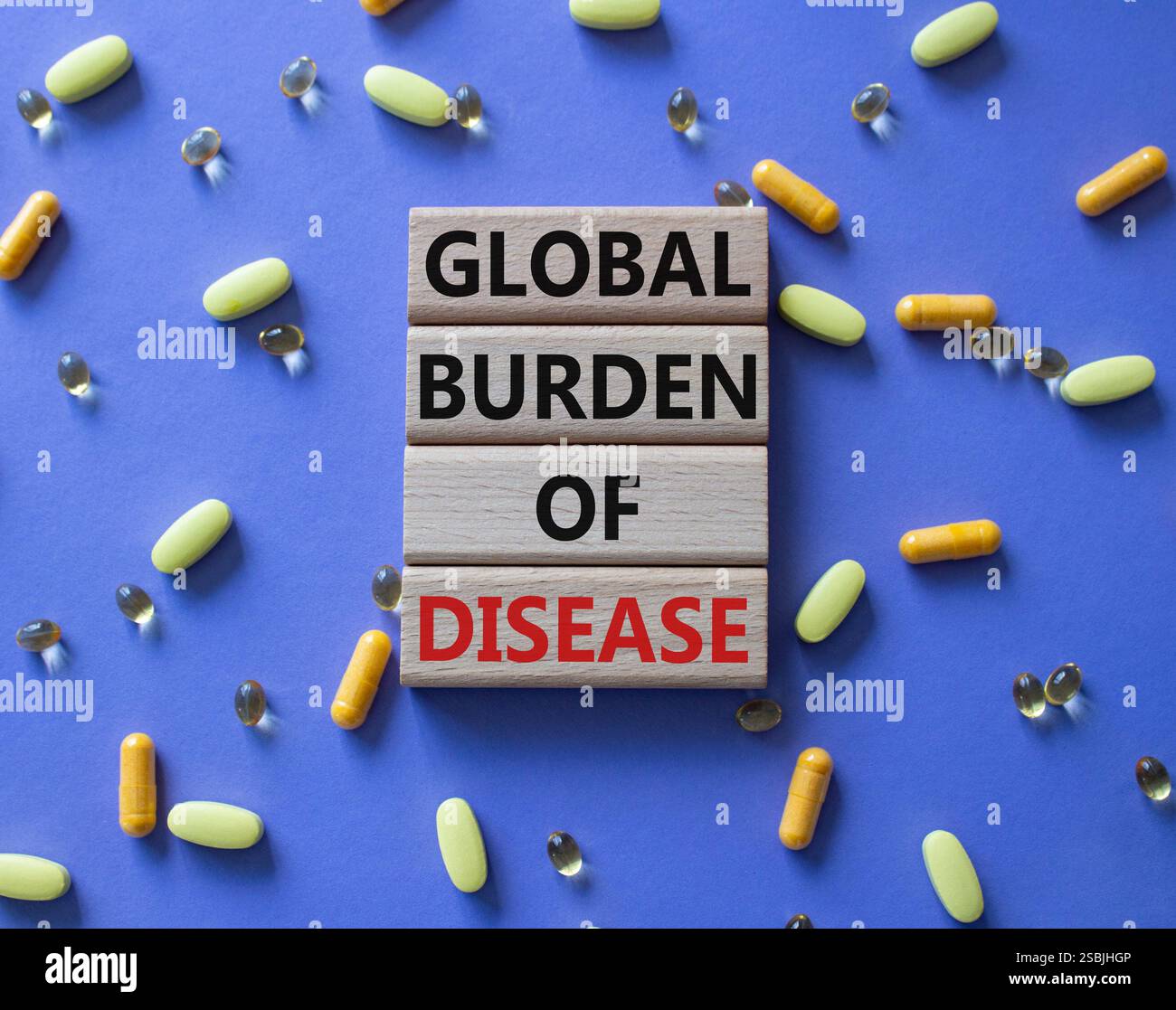 Global Burden of Disease symbol. Concept word Global Burden of Disease ...