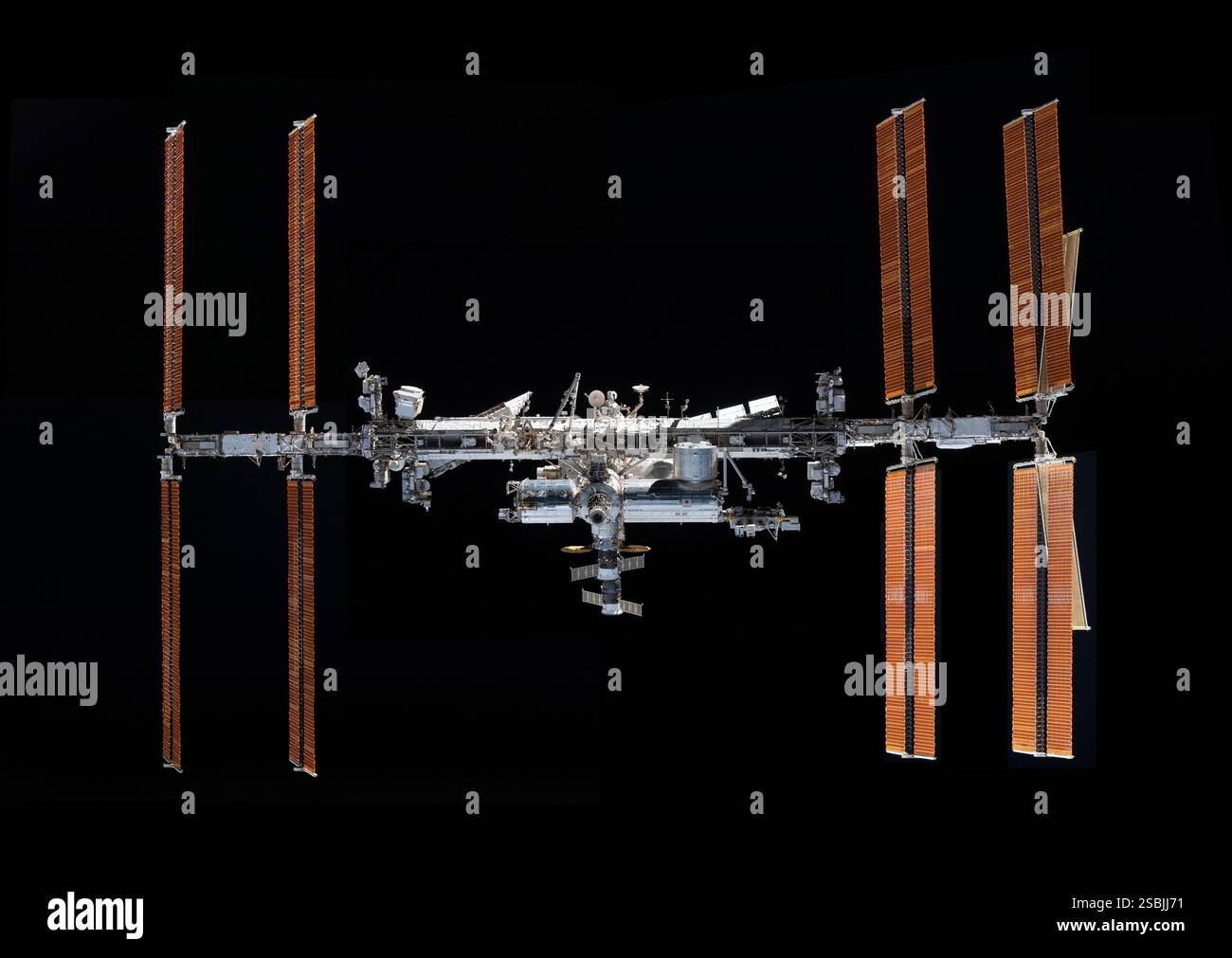 ISS 105mm forward mosaic created with imagery from Expedition 66 Stock ...