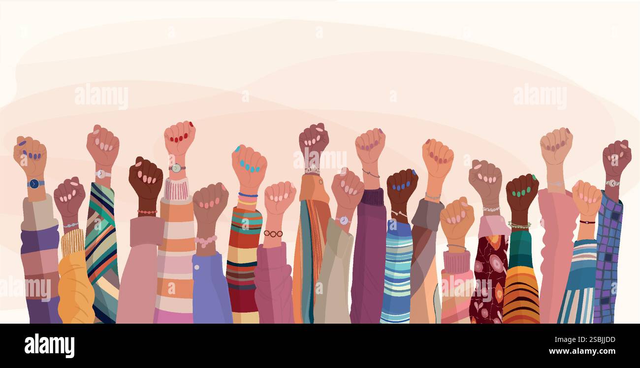 Group of women women only Stock Vector Images - Alamy