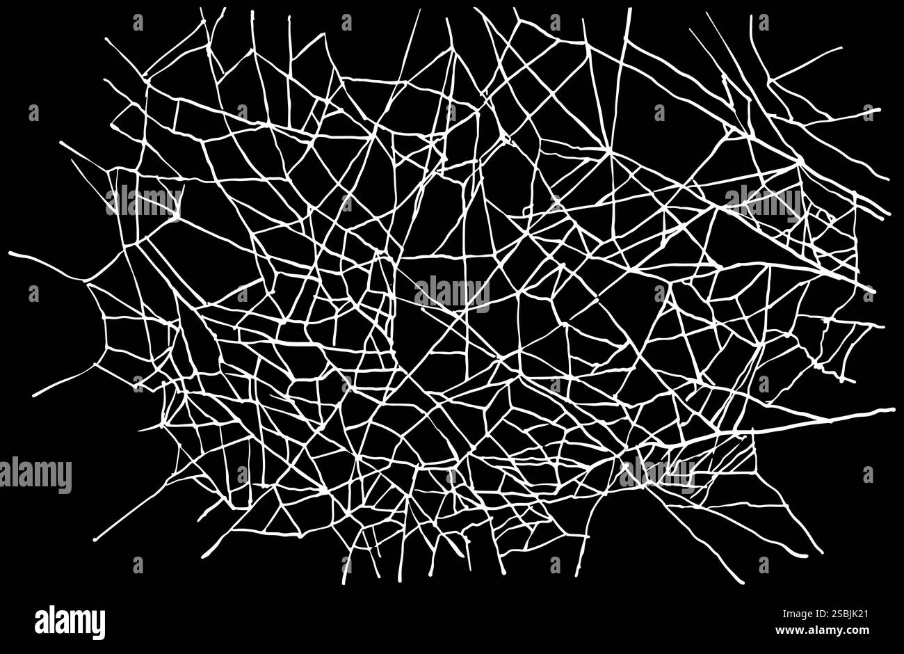 Spider on a thread Stock Vector Images - Alamy