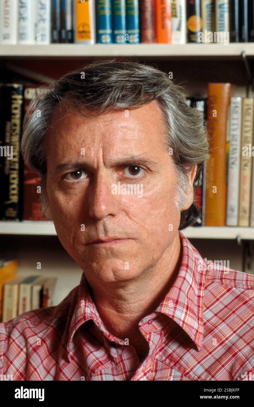 American writer Don Delillo in New York City, July 1988. Photograph by ...