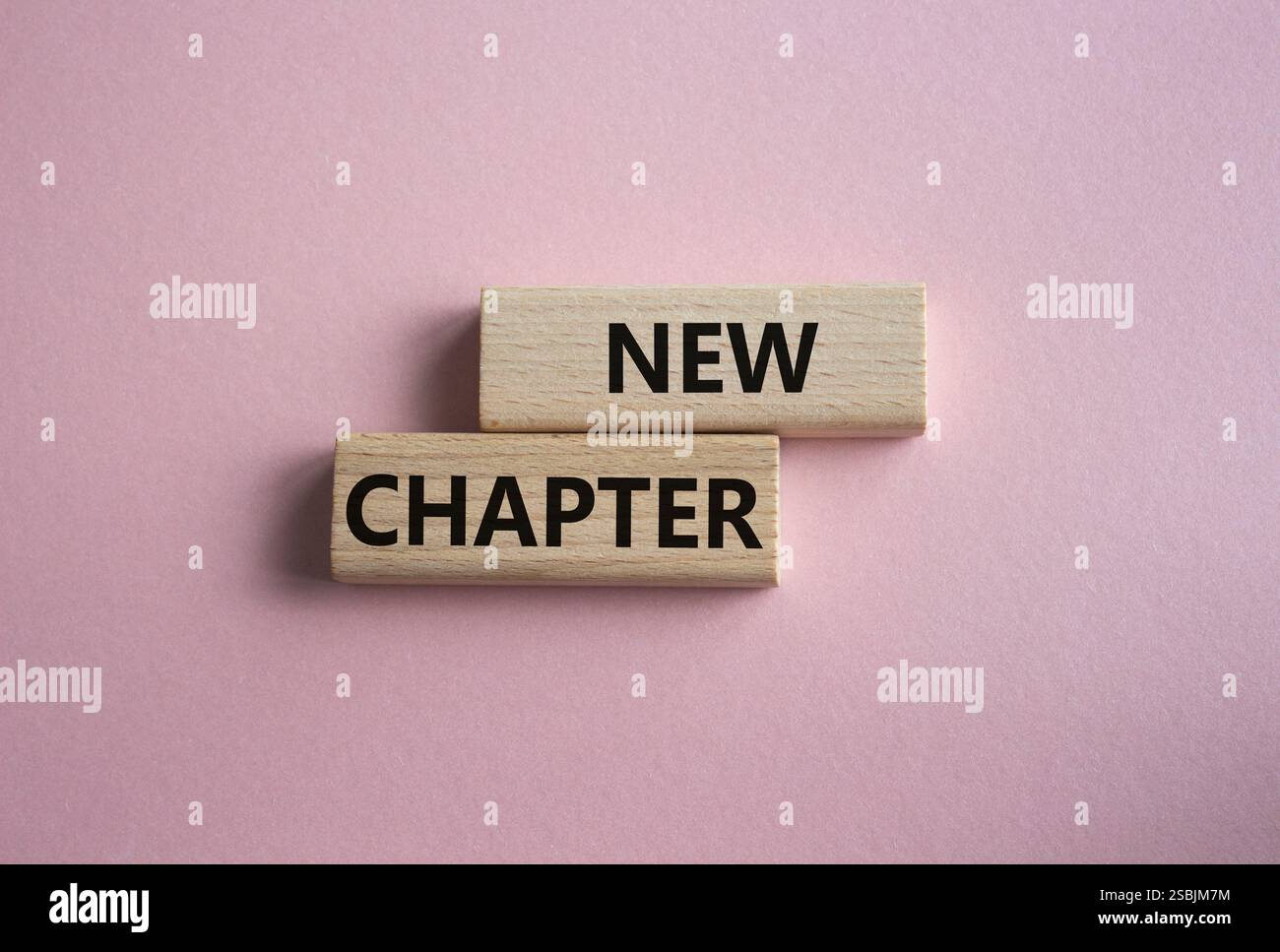 New Chapter symbol. Concept word New Chapter on wooden blocks ...