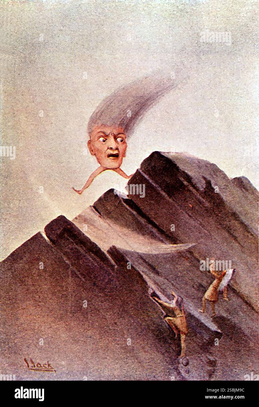 The Great Head telling two Iroquois that it sees them and therefore ...