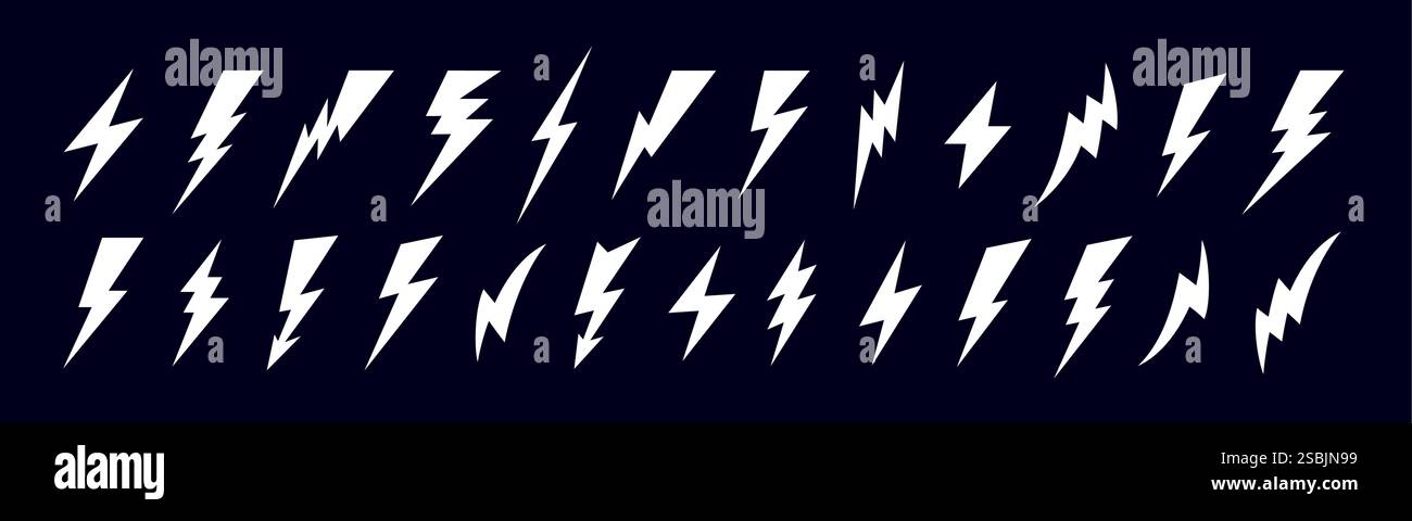 Lightning, flash, thunderbolt. Energy flash Stock Vector Image & Art ...