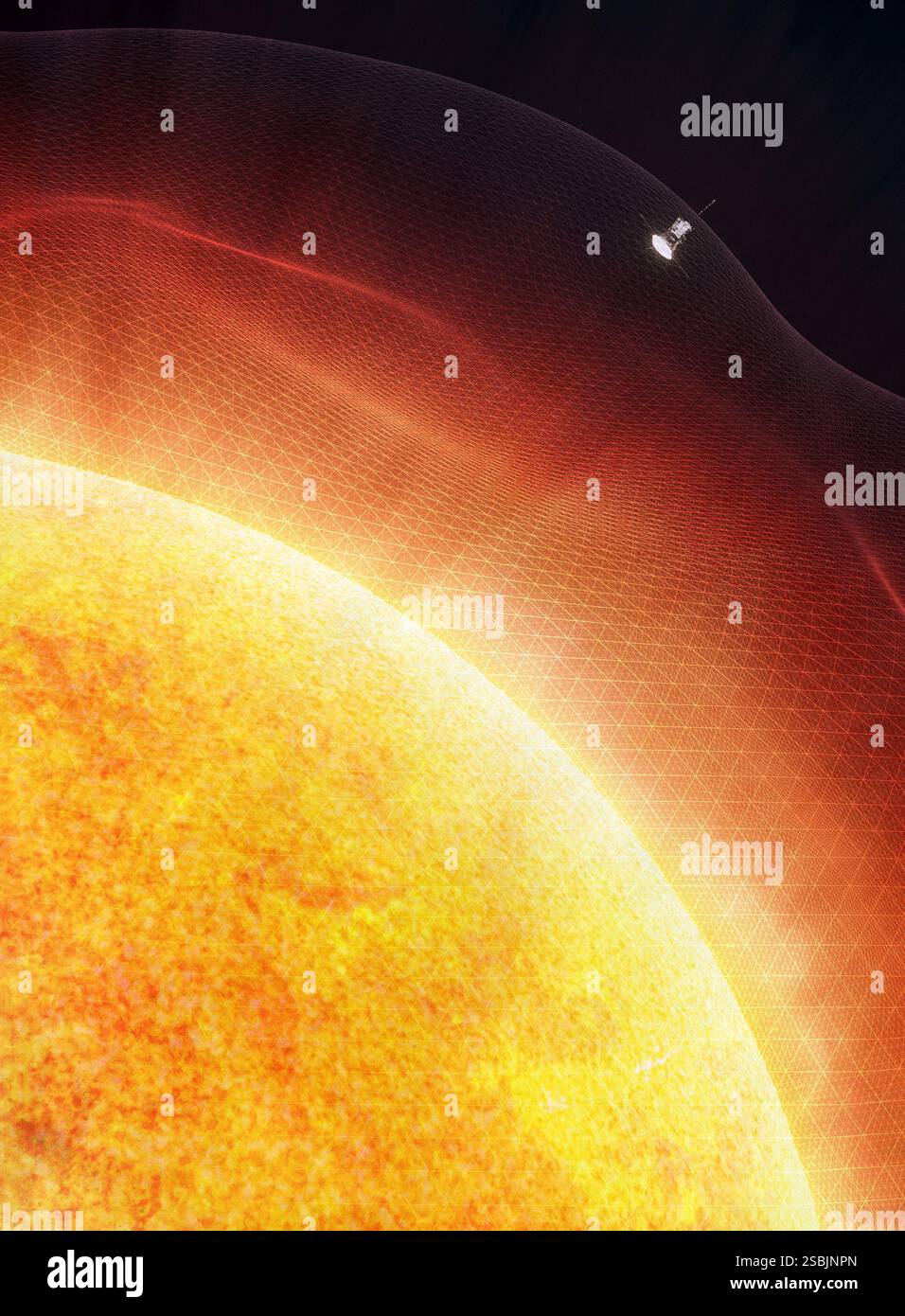 Conceptual illustration shows the Parker Solar Probe about to enter the ...