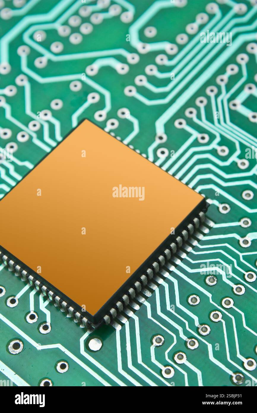 chip on the board computer Stock Photo - Alamy