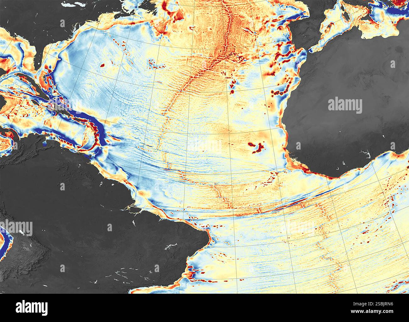 Seamounts map hi-res stock photography and images - Alamy