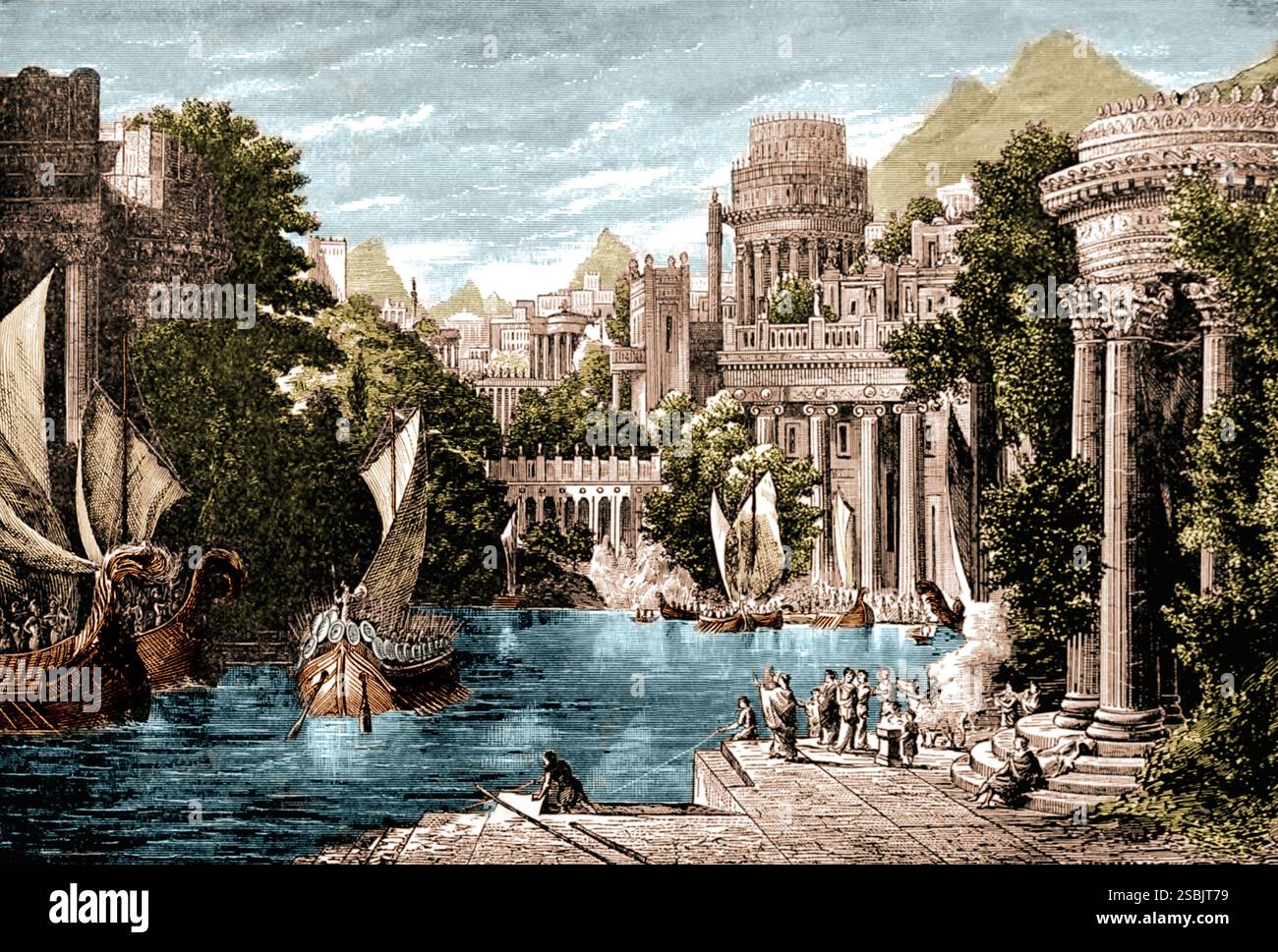 The Battle of Salamis was a naval battle fought between an alliance of ...