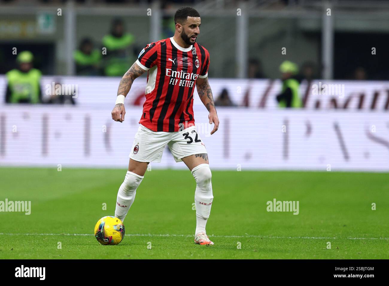 Milano, Italy. 02nd Feb, 2025. Kyle Walker of Ac Milan in action during ...