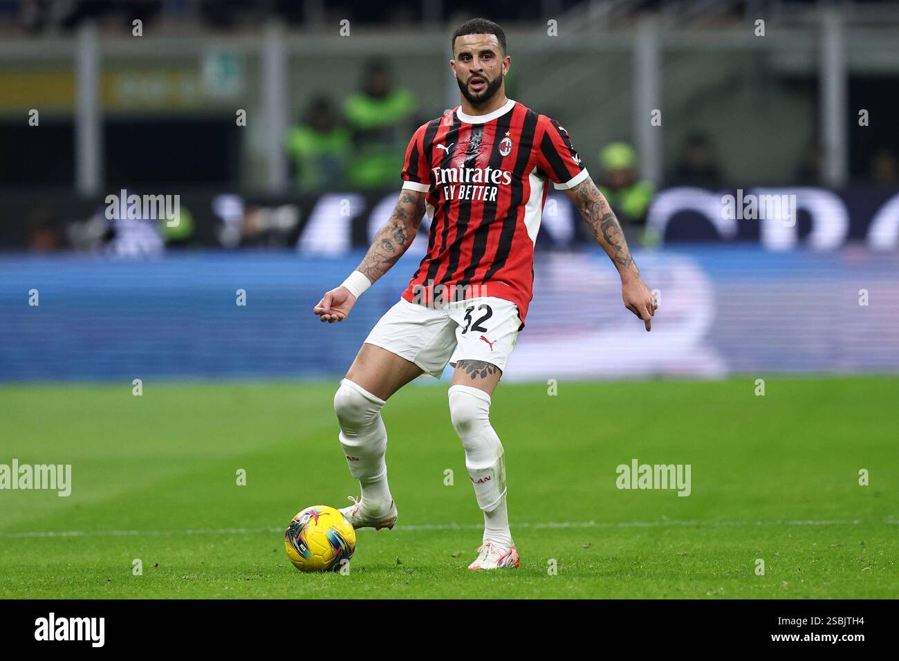 Milano, Italy. 02nd Feb, 2025. Kyle Walker of Ac Milan in action during ...